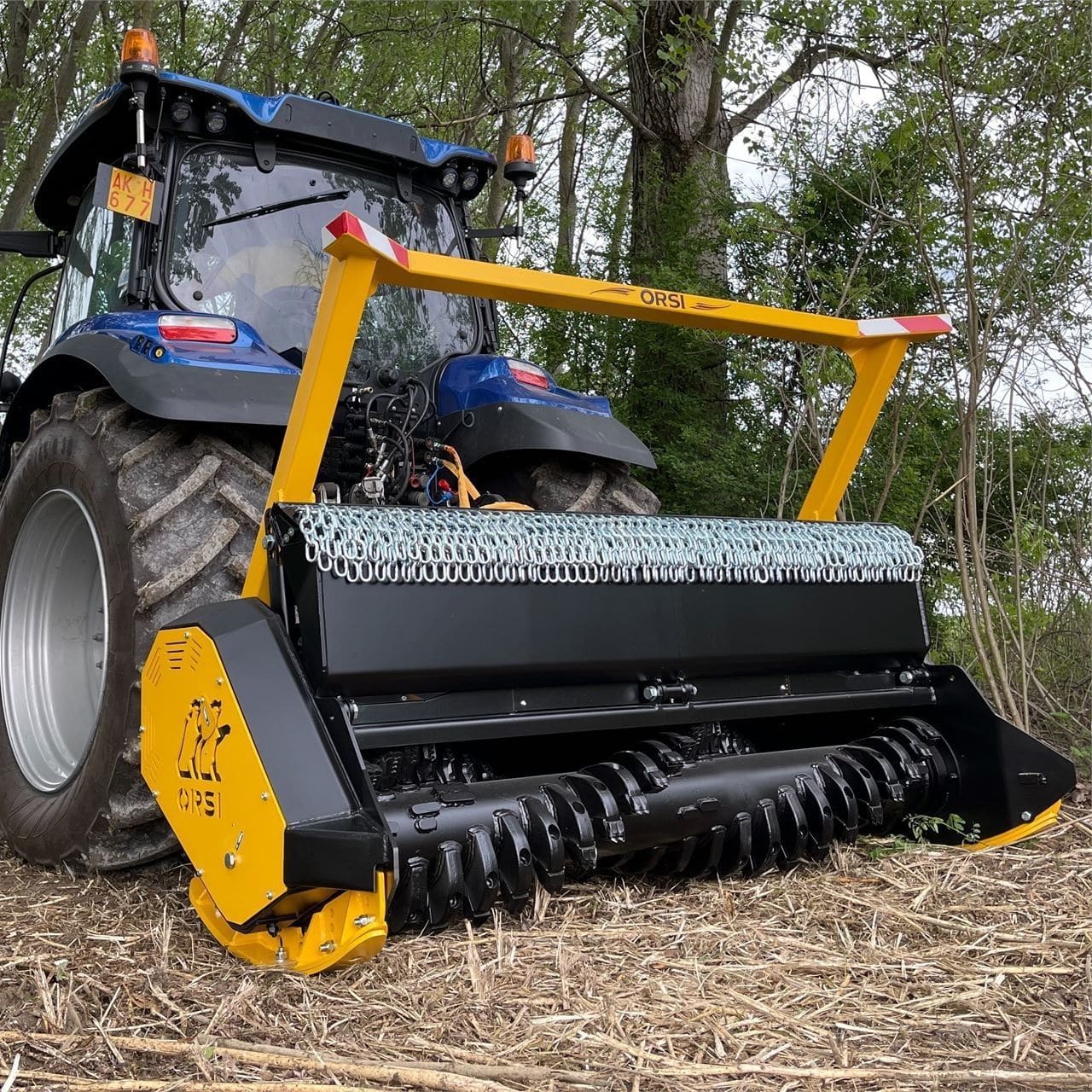 Rear-mount mulcher - HULK FORREST series - ORSI GROUP SRL - hammer ...
