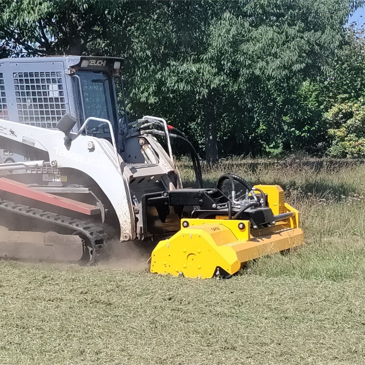 Mounted mulcher - TECNIK HYDRO series - ORSI GROUP SRL - hammer / knife ...