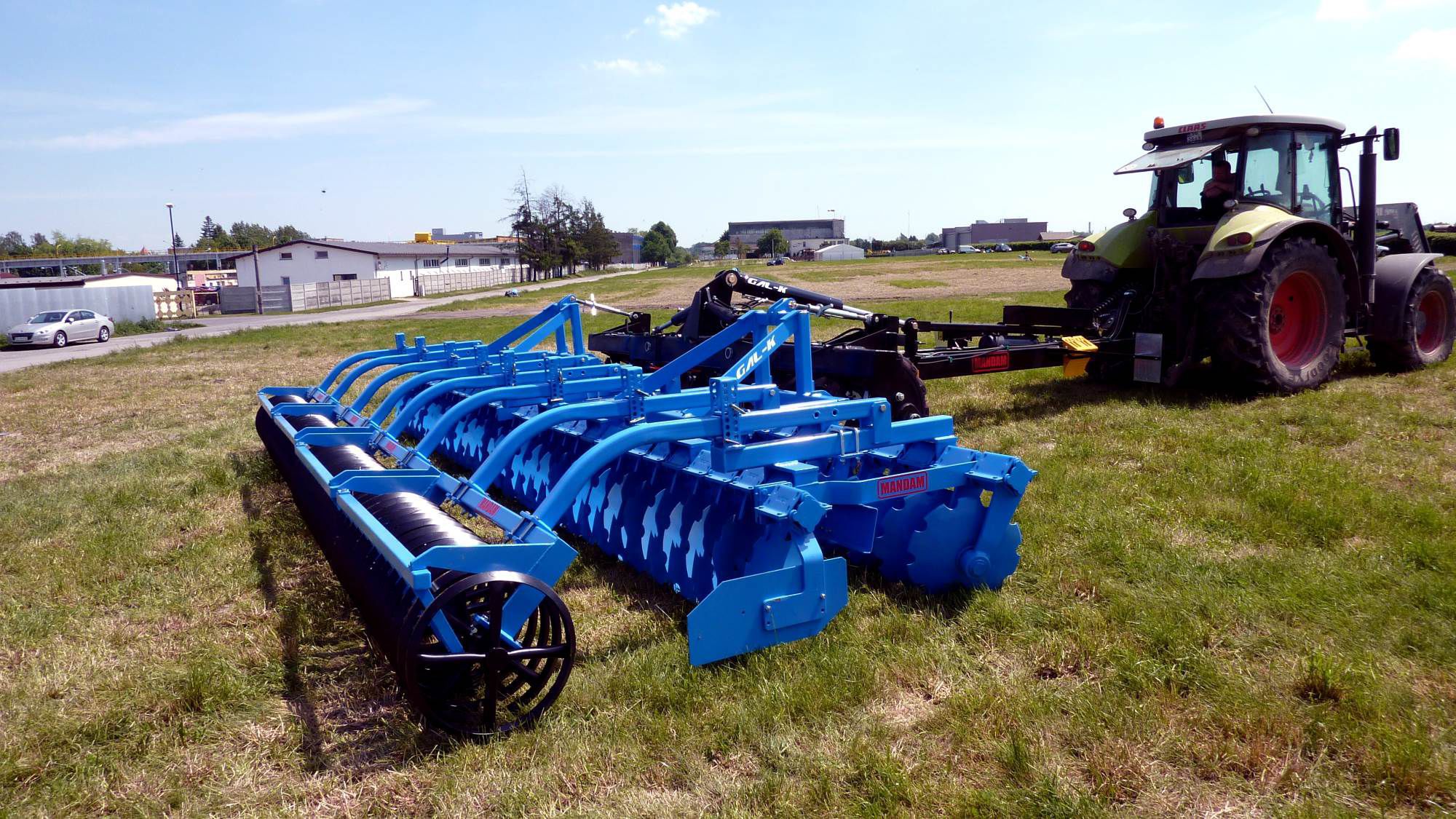 Towed disc harrow - GAL-K - P.P.H. MANDAM Sp. z o.o. - 1-section / with ...