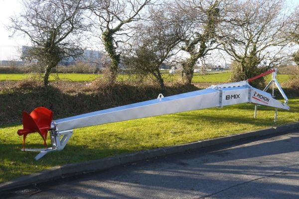Horizontal slurry mixer - B-Mix 80 - PICHON - PTO-driven / hydraulic