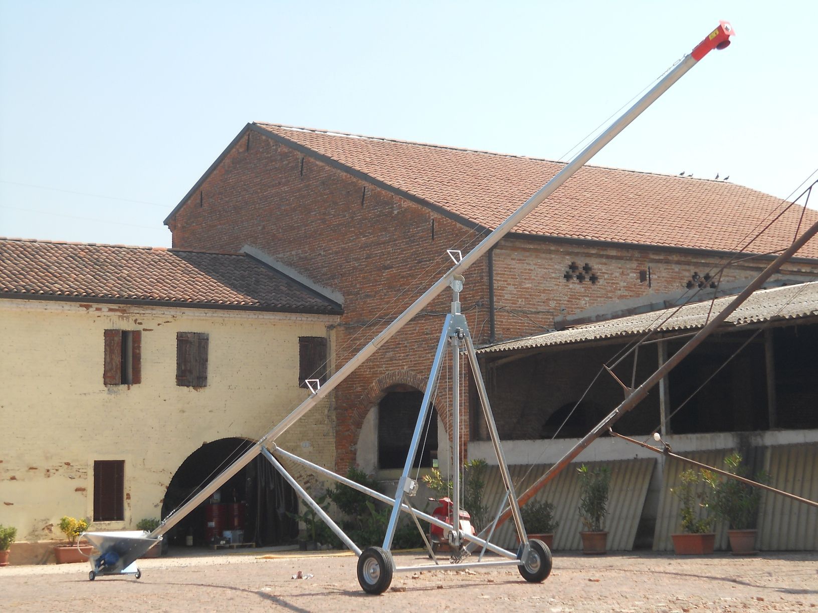 Grain conveyor - TN Series - POFER - screw / tubular