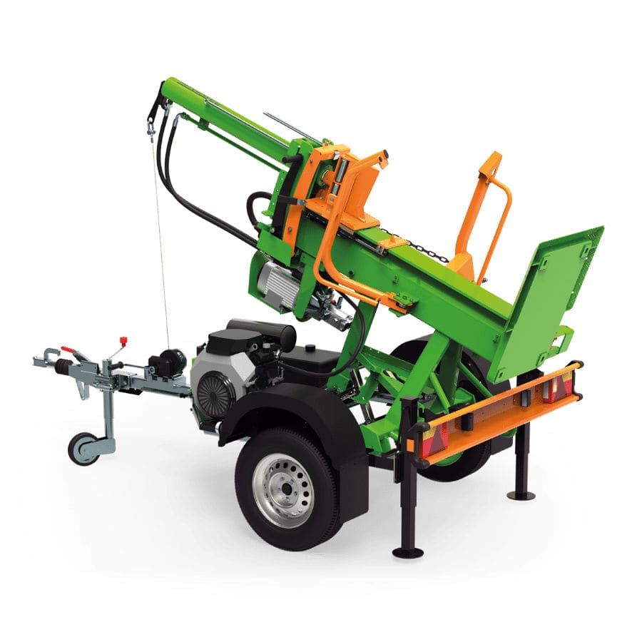 Hydraulic wood splitter - HydroCombi 20 - POSCH GmbH - gasoline engine ...
