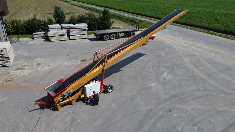 Grain conveyor - Agrar Systems B.V. - belt / mobile / inclined