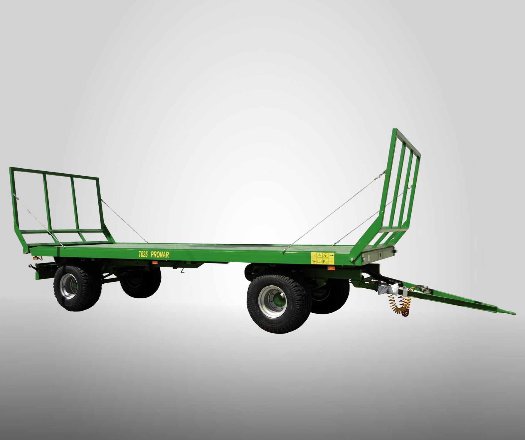 Flatbed trailer - T025 - Pronar Sp. z o.o. - 2-axle / agricultural ...