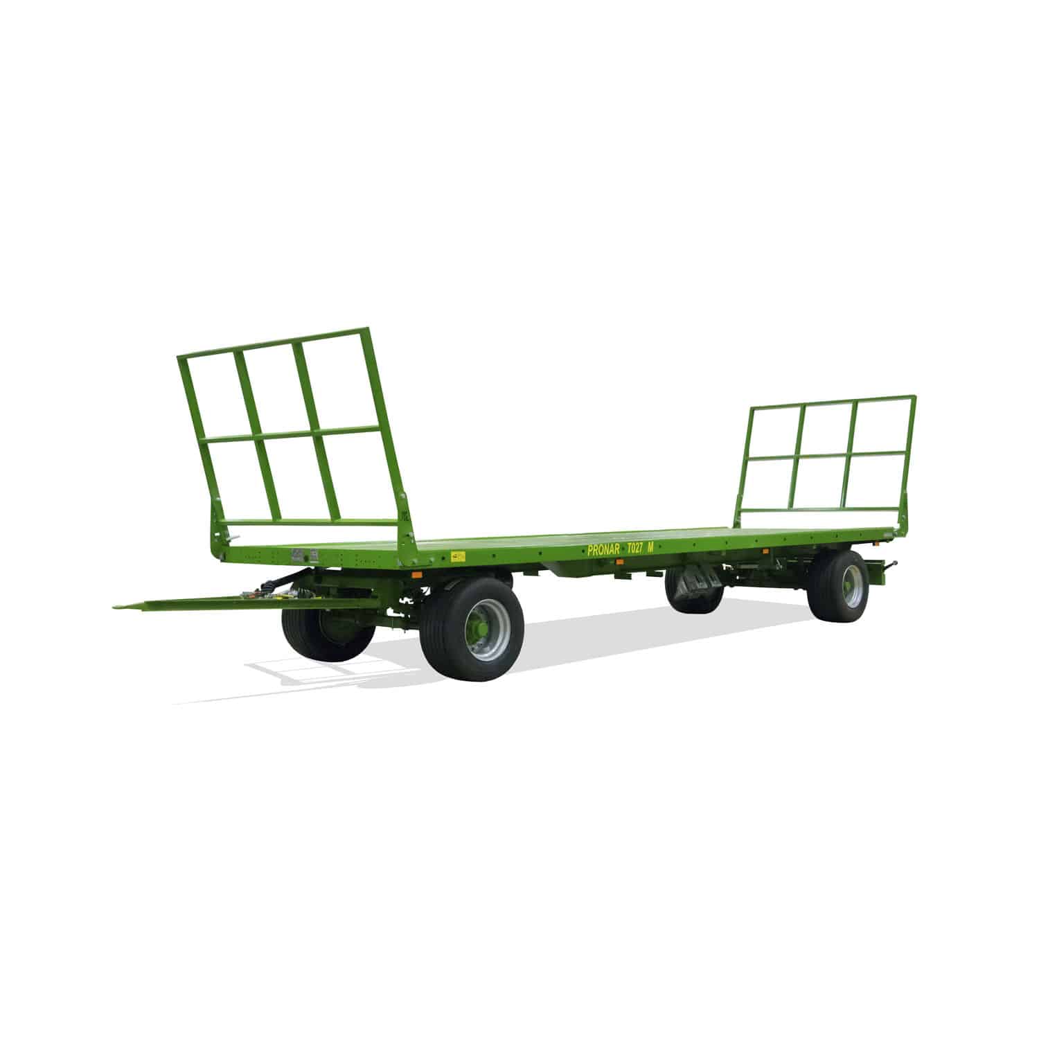 Flatbed trailer - T027M - Pronar Sp. z o.o. - 2-axle / agricultural ...
