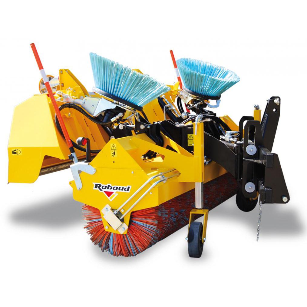 Mounted sweeper - MULTINET series - RABAUD - groundcare / for public ...