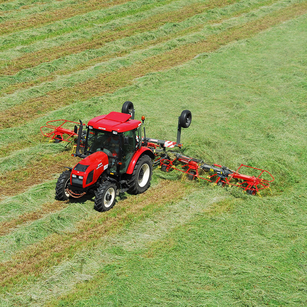 Mounted tedder - OZ - 898 - Ravak a.s. - folding