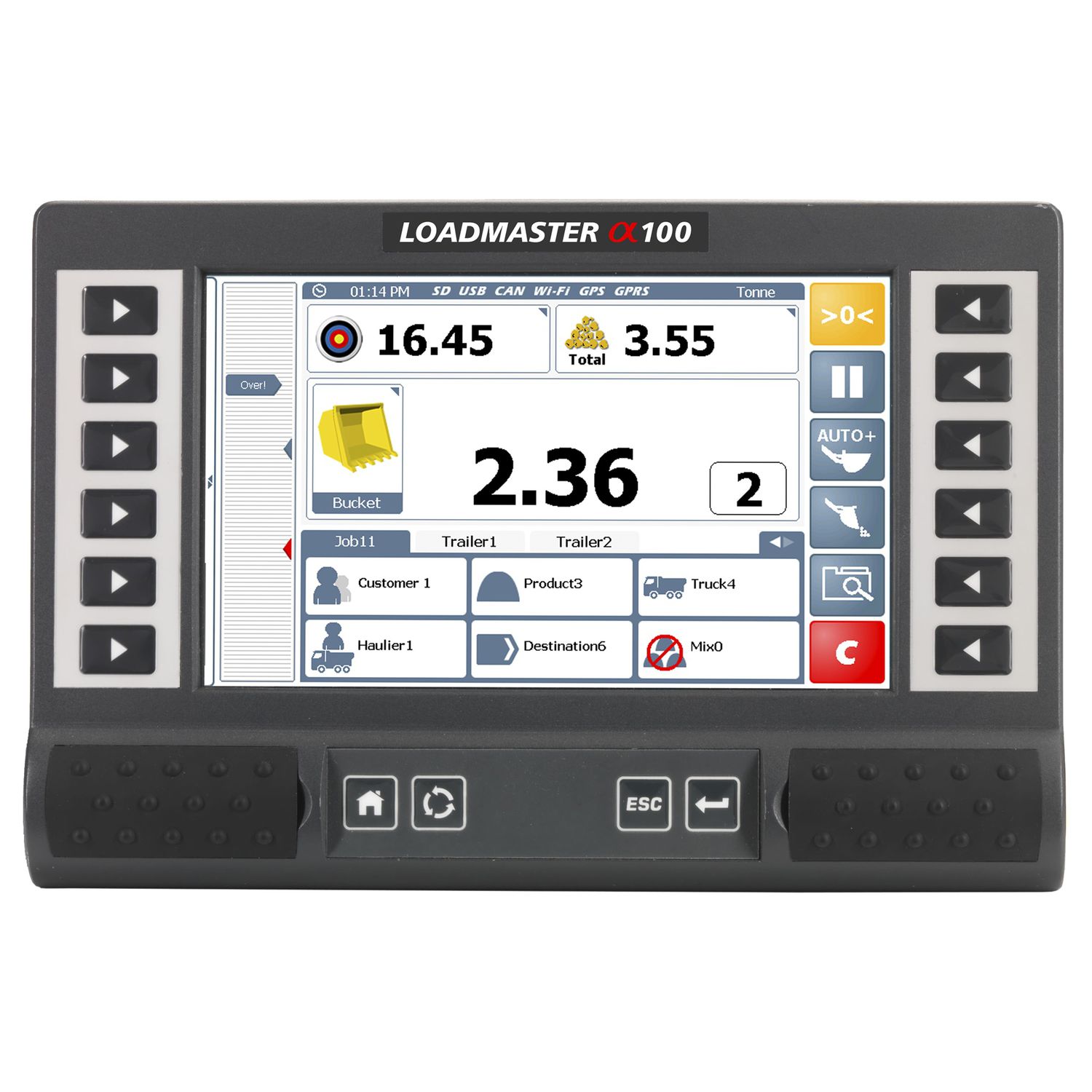 On-board weight indicator - Loadmaster α100 - RDS Technology Ltd ...