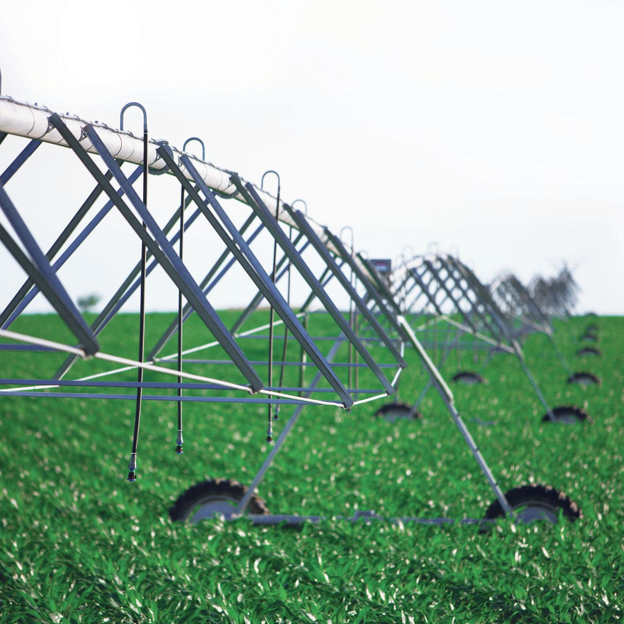 Center irrigation pivot - Electrogator II - REINKE Irrigation - wheel ...