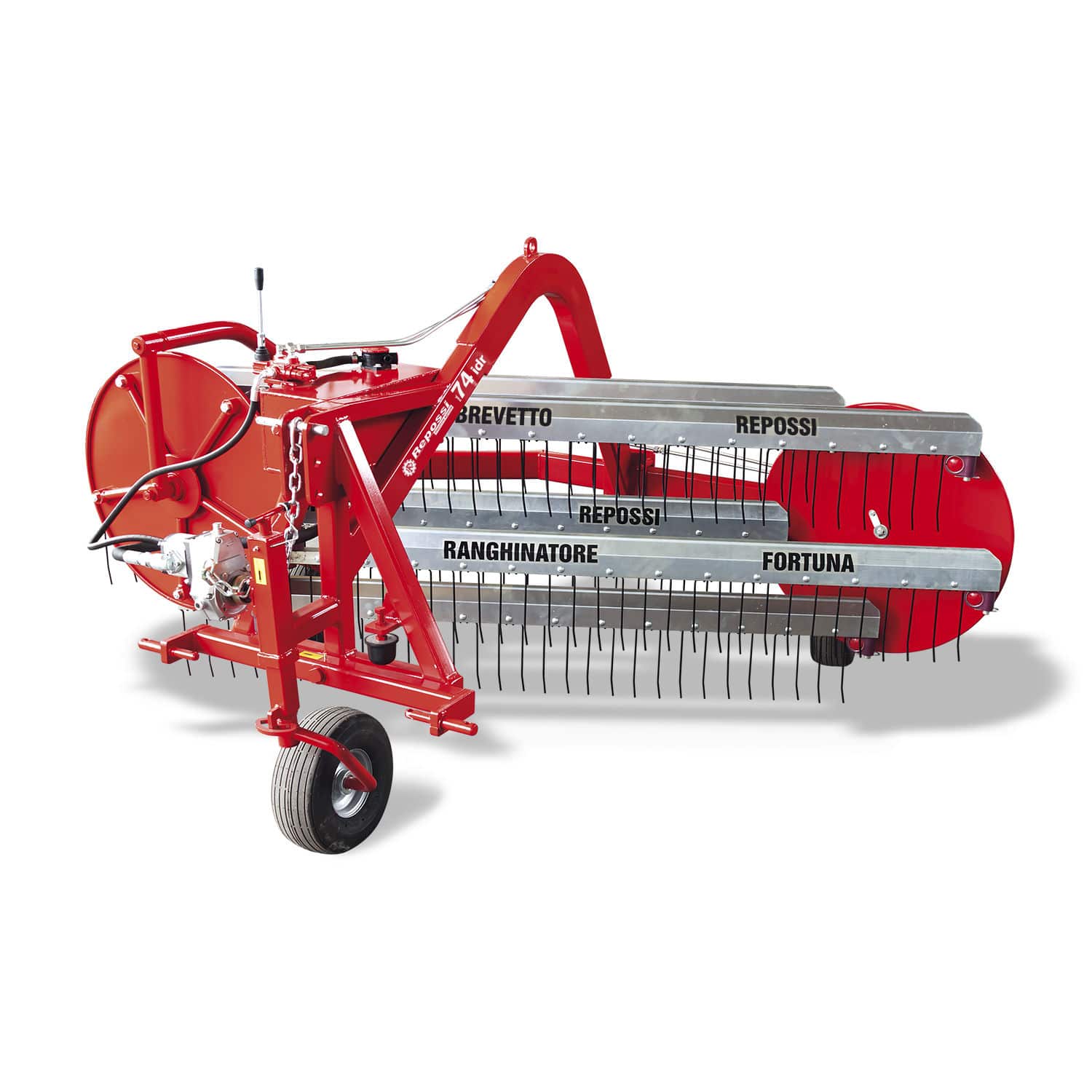 Rotary rake - 74/5I - Repossi macchine agricole s.r.l. - side delivery