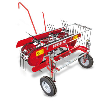 Belt rake - 205/2 - Repossi macchine agricole s.r.l. - side delivery
