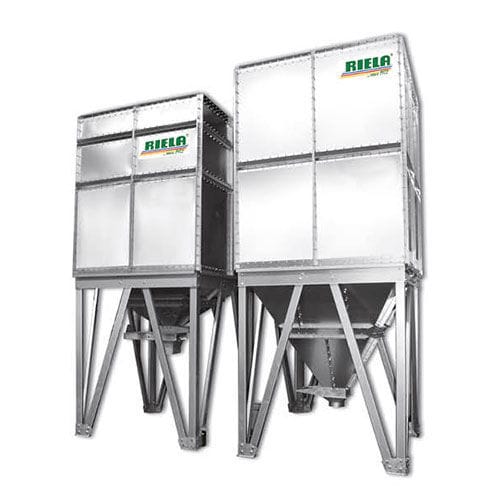 Grain silo - RIELA Getreidetechnik Karl-Heinz Knoop e.K. - metal / square