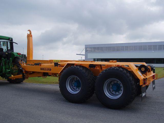 Hook lift trailer - CP 180 - Rolland - mounted / single-axle / agricultural