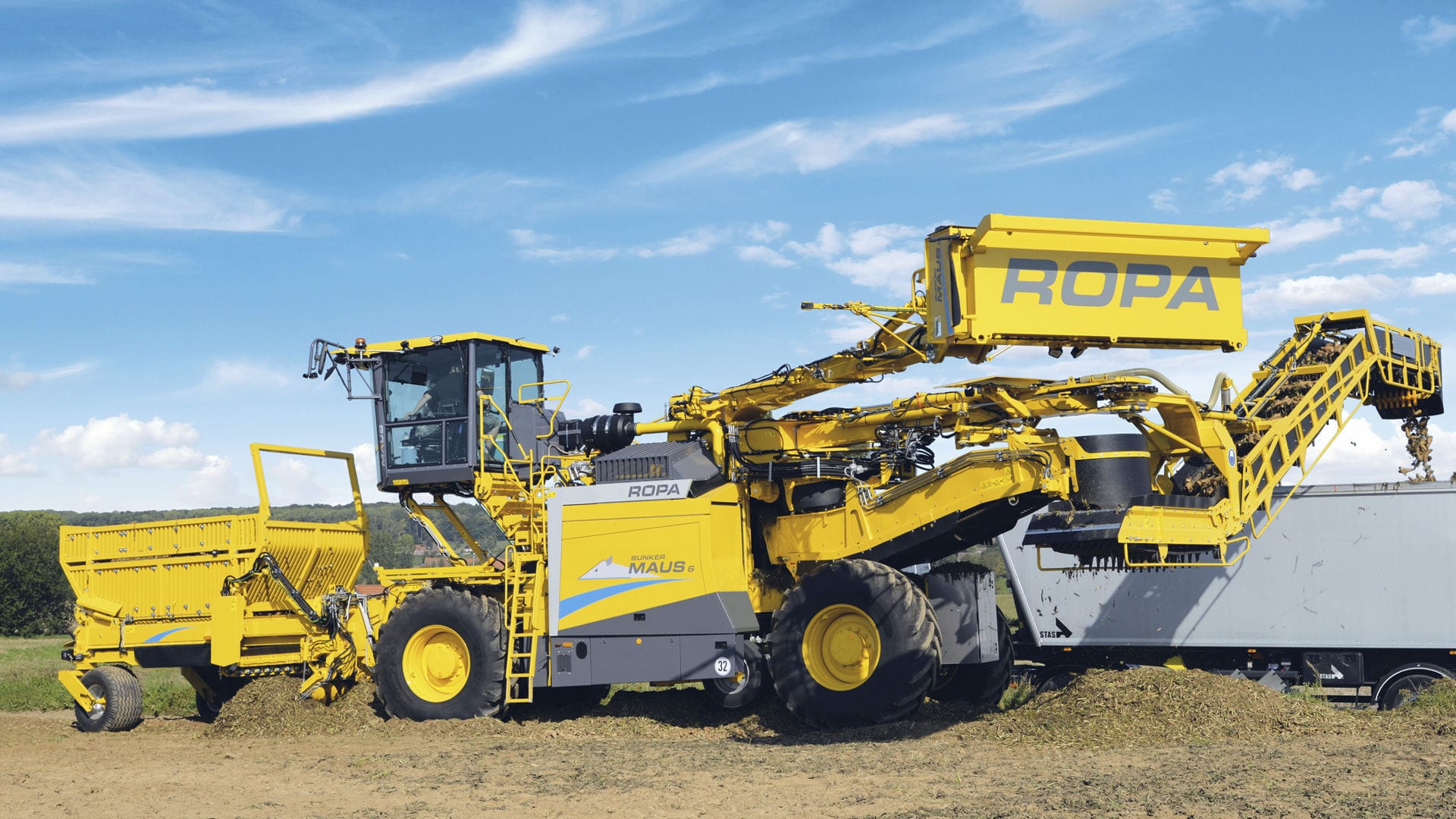 Beet cleaner-loader - BunkerMaus 6 - ROPA Fahrzeug- und Maschinenbau ...