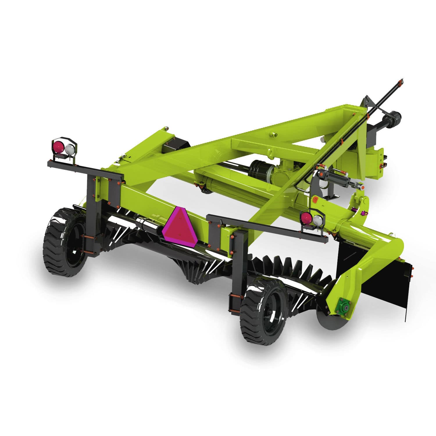 Stone rake - SRW-1000 - Schulte Industries - rotary / side delivery ...