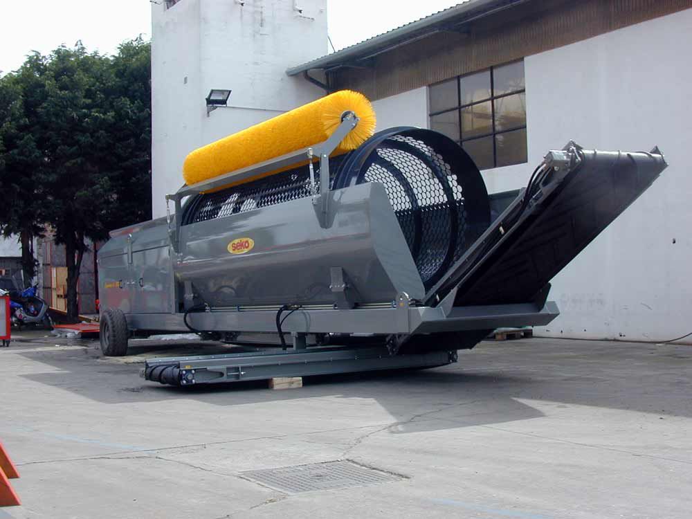 Mobile slurry separator - ME series - SEKO INDUSTRIES - strainer