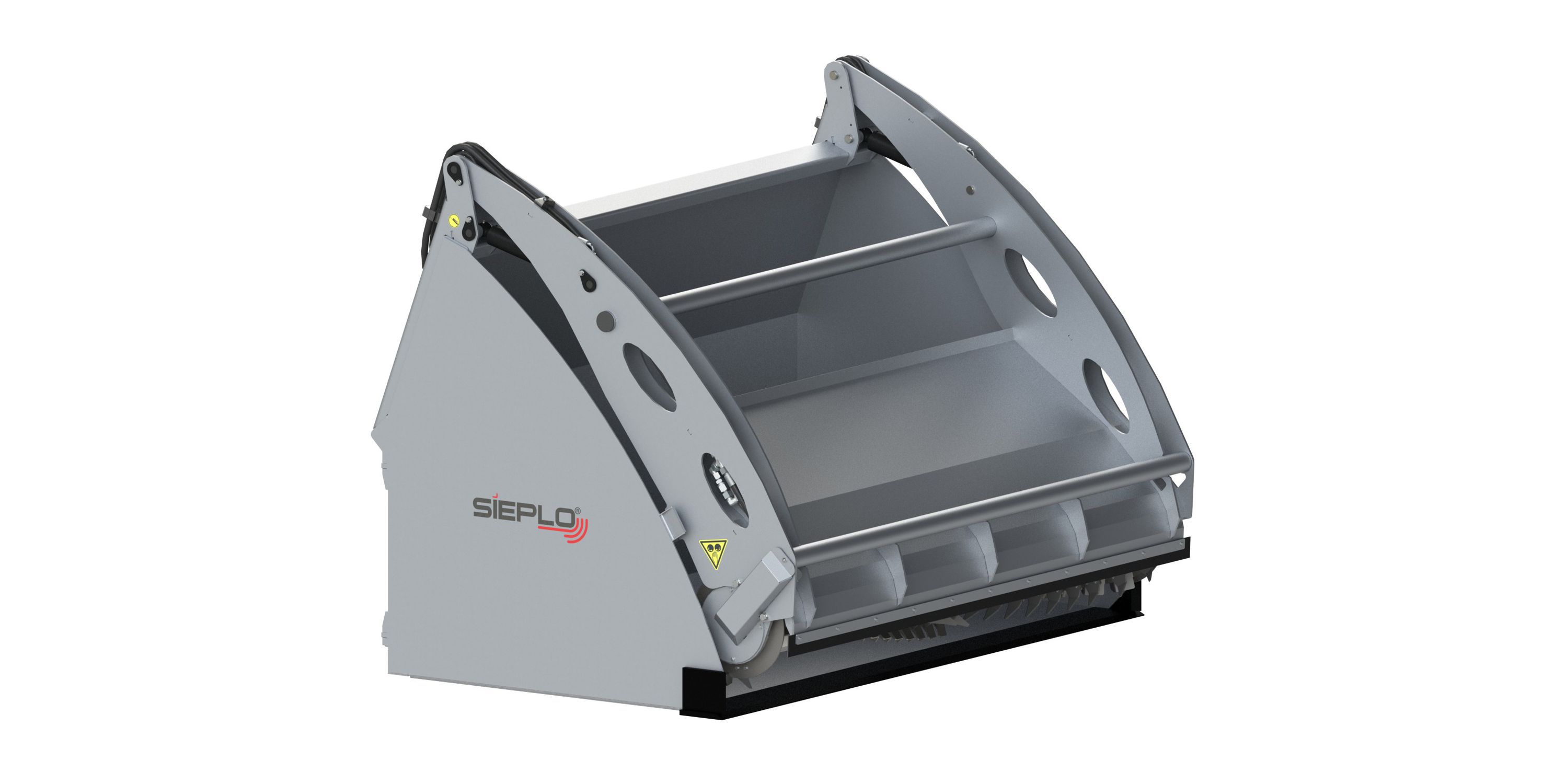 Feeding silage cutter - Sieplo Cutting bucket CB - Sieplo BV - mounted