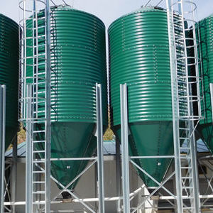 Animal feed silo - SILOS Spain - galvanised steel / round