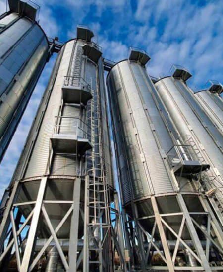 Rice silo - SILOS Spain - metal / cone-bottom