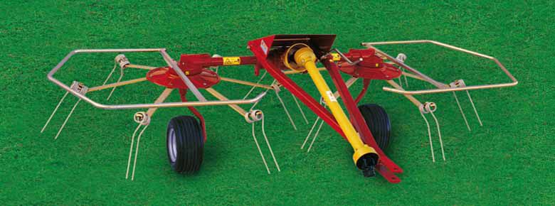 Towed rotary tedder - 2GL - SITREX S.p.a. - with gauge wheels