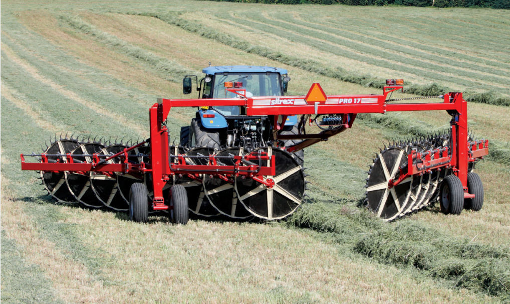 Wheel rake - PRO/17 - SITREX S.p.a. - center delivery / multi-rotor