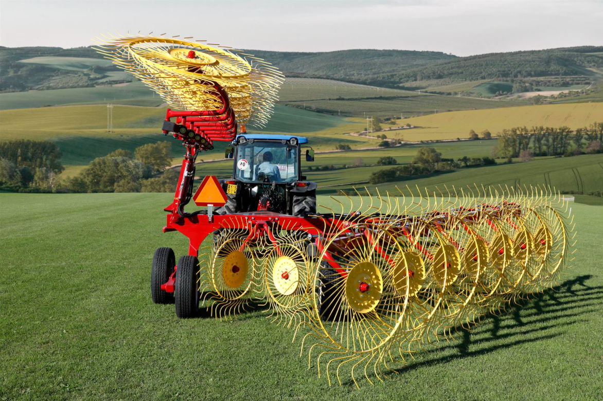 Wheel rake - QRX-14 - SITREX S.p.a. - side delivery / multi-rotor