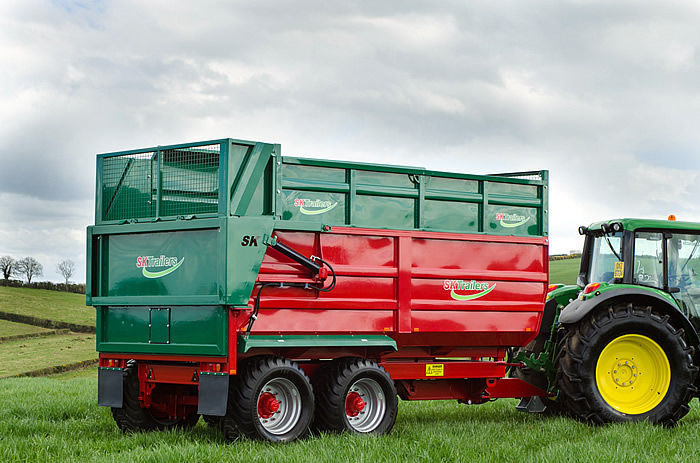 Dump trailer - Farmline - SlurryKat Ltd. - tipping / tandem axle / silage