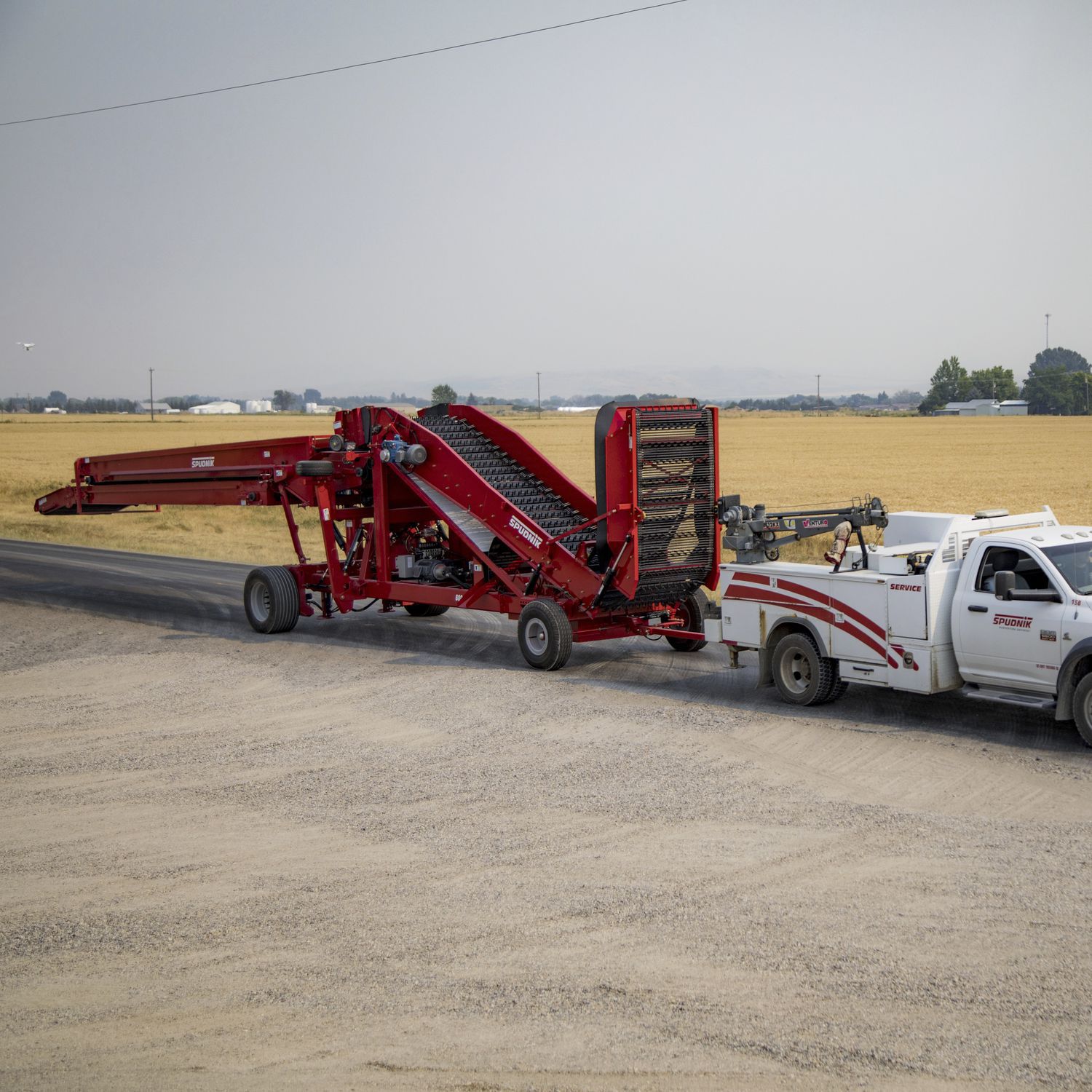 Potato conveyor - 880 - Spudnik Equipment Company LLC - belt / with ...