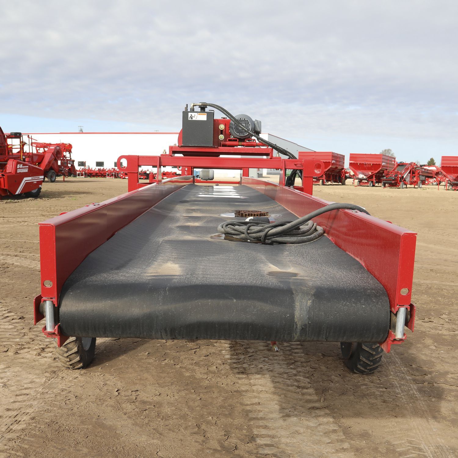 Belt conveyor - 1205 - Spudnik Equipment Company LLC - with hydraulic ...