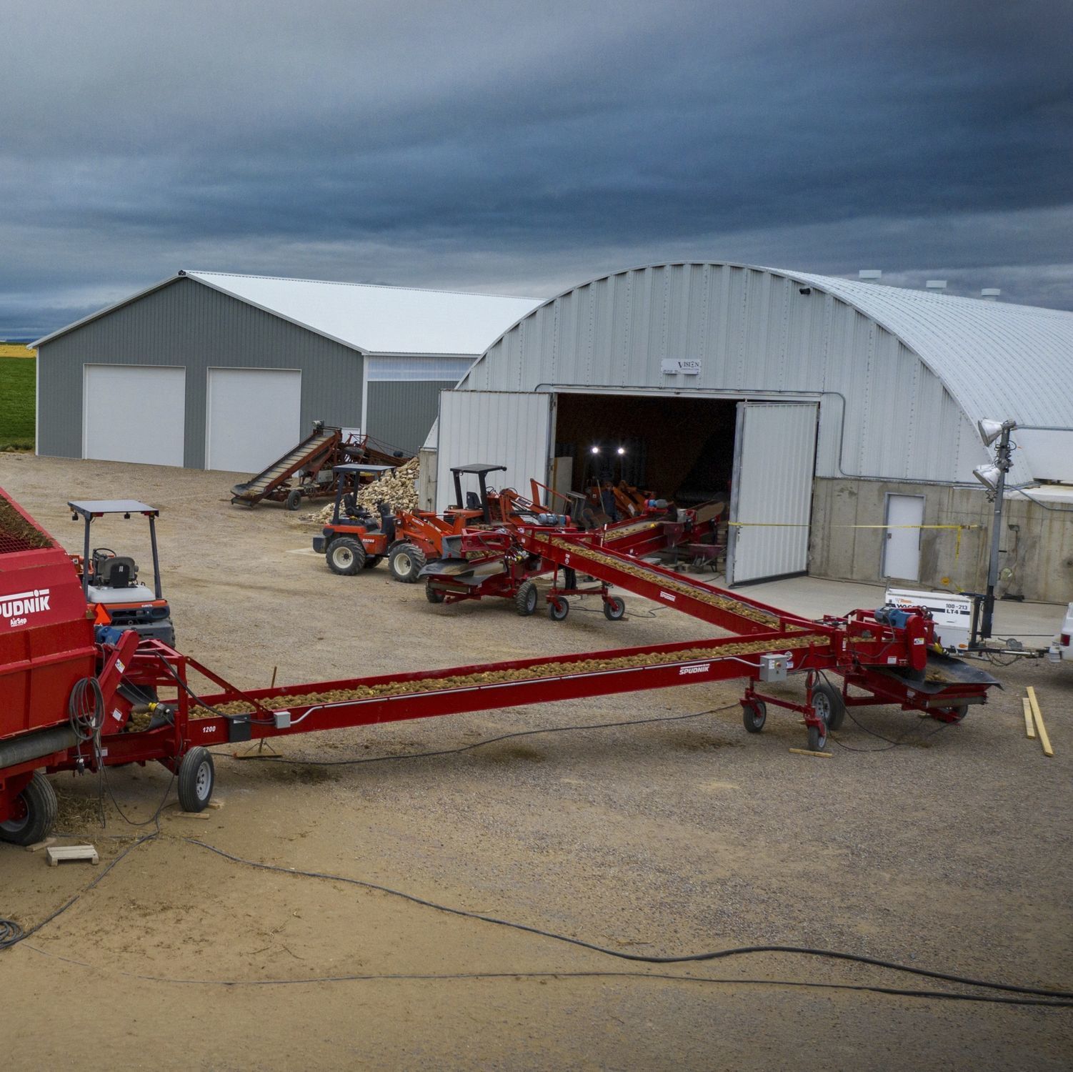 Feed conveyor - 1200 - Spudnik Equipment Company LLC - potato / belt ...