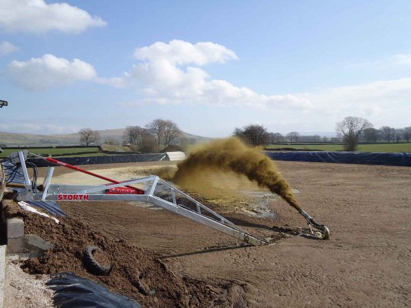 Inclined slurry mixer - Mega Mix Lagoon - Storth Ltd. - PTO-driven ...