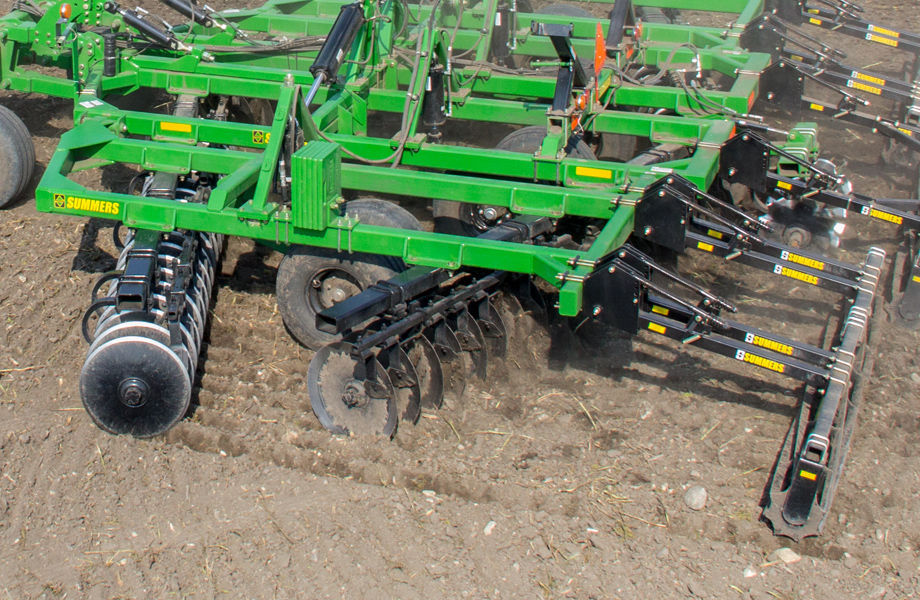 Trailed disc harrow - DK Diamond series - Summers Mfg. Co. - 2-section ...
