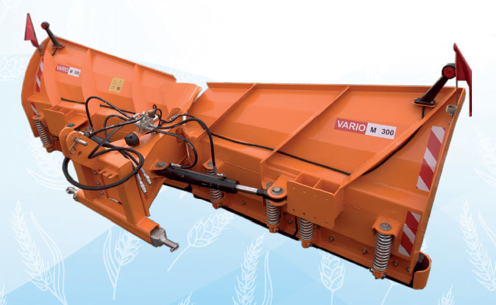 V-shaped snow blade - 400 series - SVD Group - with hydraulic adjustment