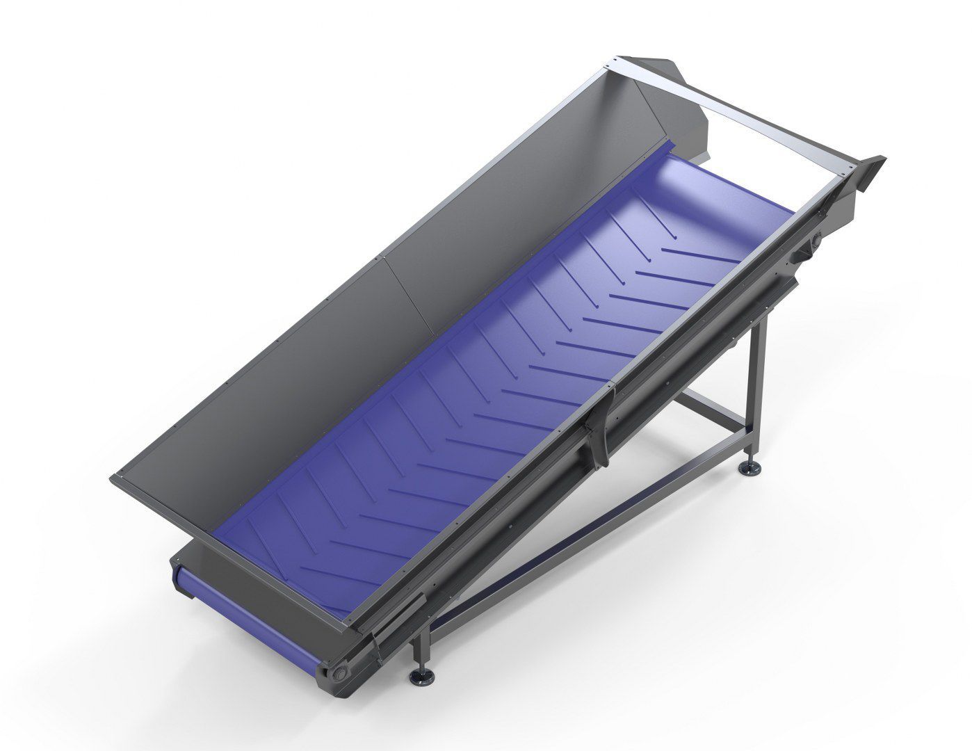 Vegetable receiving hopper - Sweere Agricultural Equipment - loading