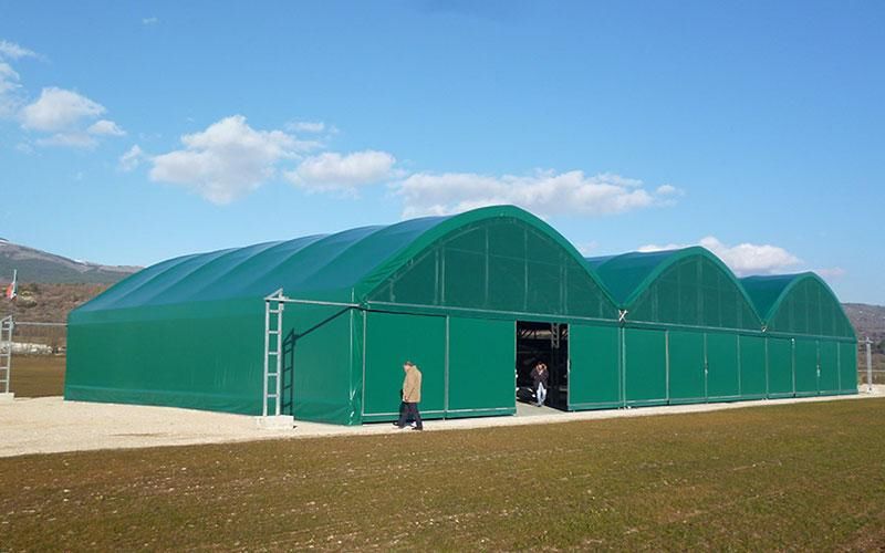 Wood storage tunnel - TECNOENGINEERING s.r.l. - modular