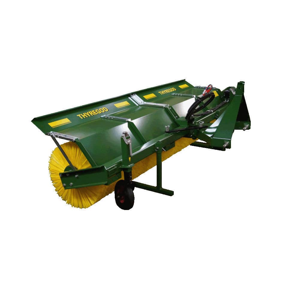 Mounted sweeper - TK series - THYREGOD A/S - groundcare / front-mount ...