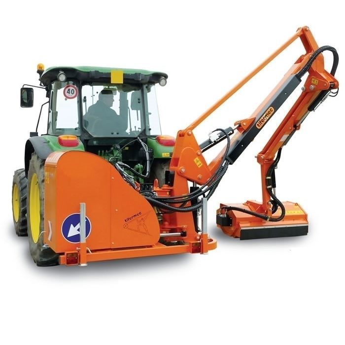 Tractor-mounted boom mower - GV 550 P Vision - Tifermec Srl - rear ...
