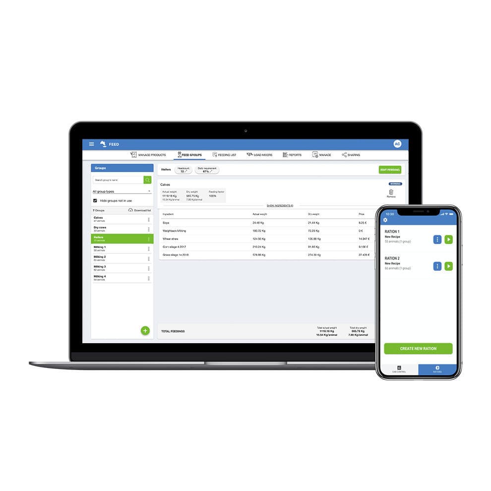 Feed software - TAP Lite - Topcon Precision Agriculture - management
