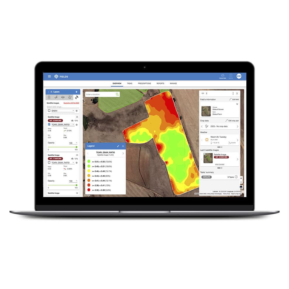 Management software - Topcon Precision Agriculture - analysis ...