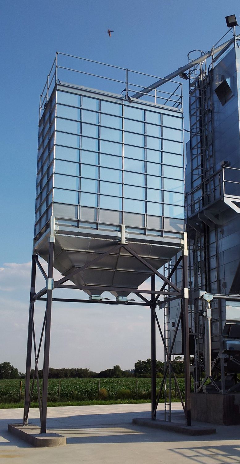 Grain silo - Bulk Loading UT series - TORNUM AB - metal / cone-bottom