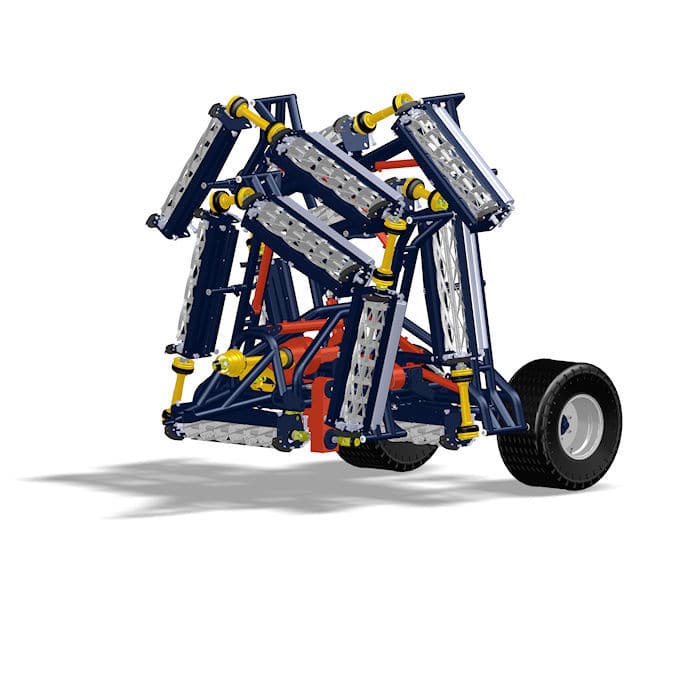 Mounted mower - R10 - TRILO Vanmac bv - drum / folding