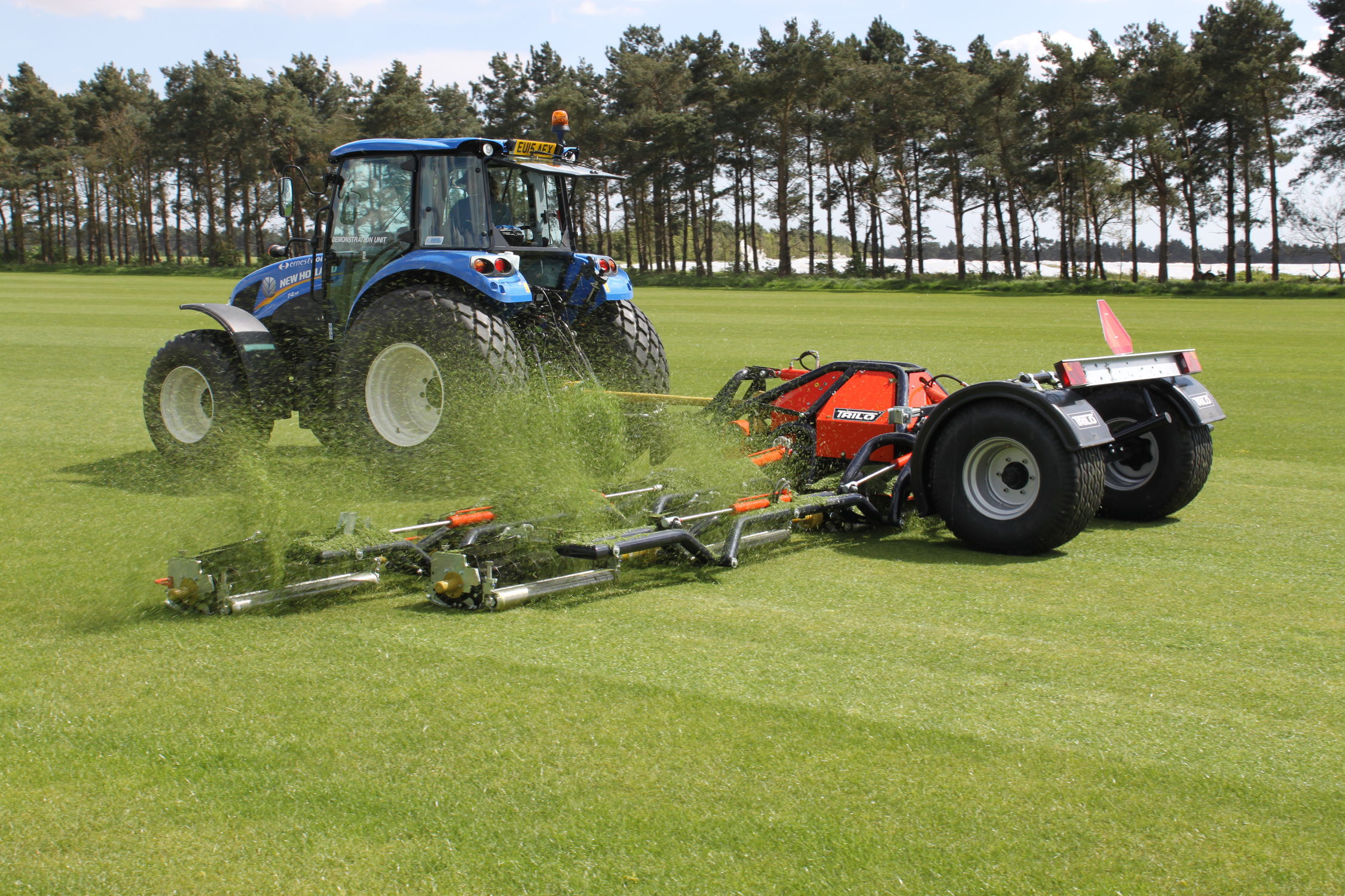 Drum mower - R10 - TRILO Vanmac bv - mounted / folding