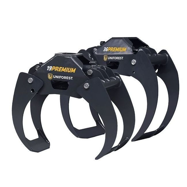 Forestry log grapple - PREMIUM series - Uniforest d.o.o. - for cranes