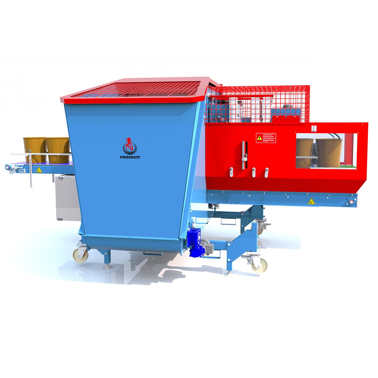 Automatic tray filler - RGV - URBINATI Srl - big volumes