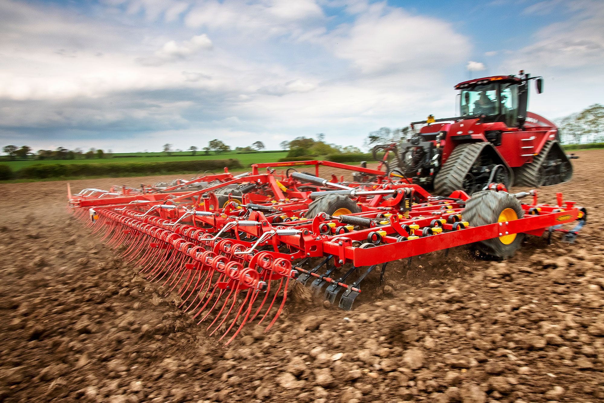 Tine harrow - NZ Extreme 1250-1425 - VÄDERSTAD GmbH - folding / with ...