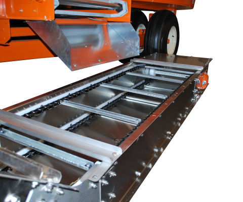 Feed conveyor - 70, 80 series - Valmetal - chain