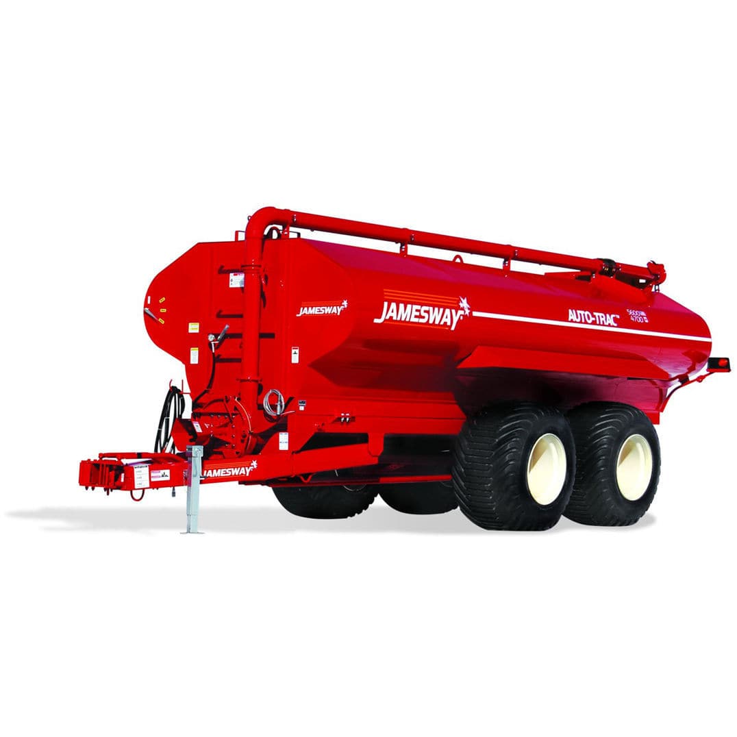 Tandem axle slurry tanker - Auto-Trac - Valmetal - towed / with injector