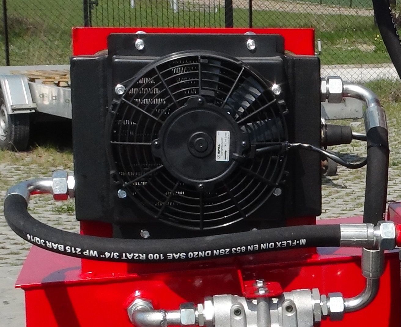 Trailed trunk shaker - MAJA - Weremczuk FMR Sp. z o.o. - hydraulic ...