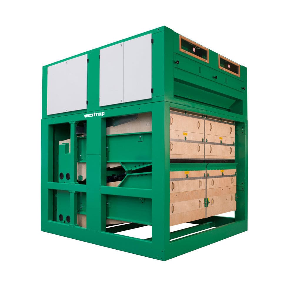 Grain pre-cleaner - SP 100-250 T/H - Westrup - vibrating mesh