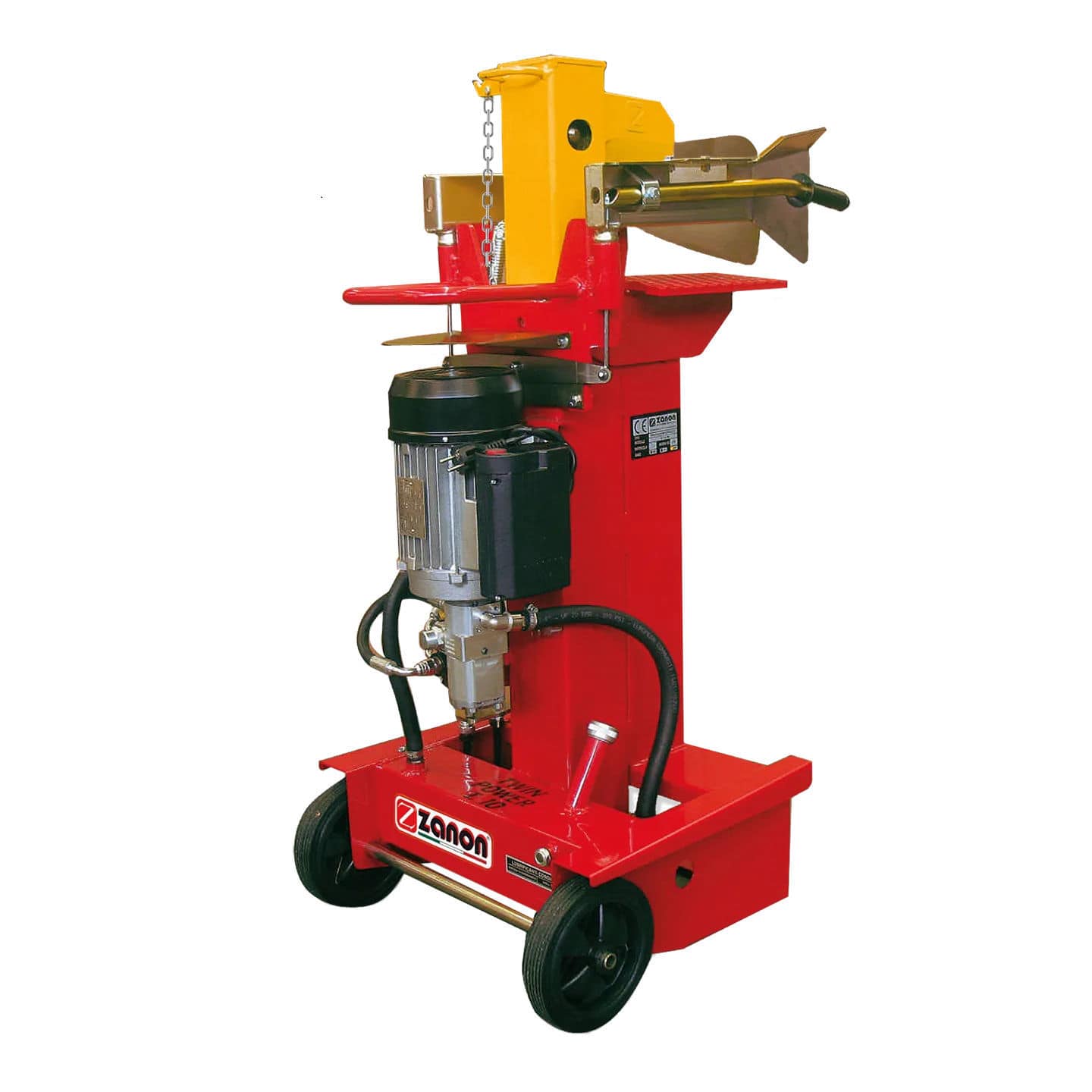 Electric log splitter - SLE-10 fisso - ZANON Srl - hydraulic / vertical ...